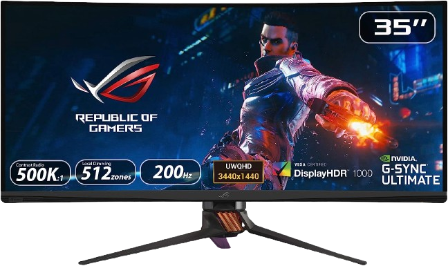 Asus Rog Swift Pg35vq Ultra Wide Hdr Gaming Monitor G Sync Ultimate 35” 219 3440 X 1440